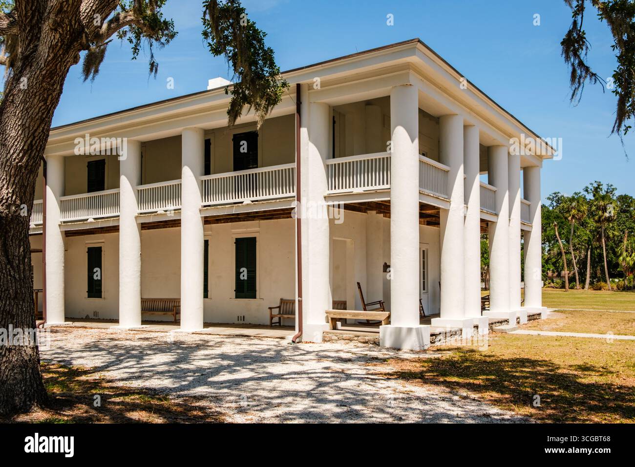 Gamble Mansion, Gamble Plantation Historic State Park, US Route 301 ...