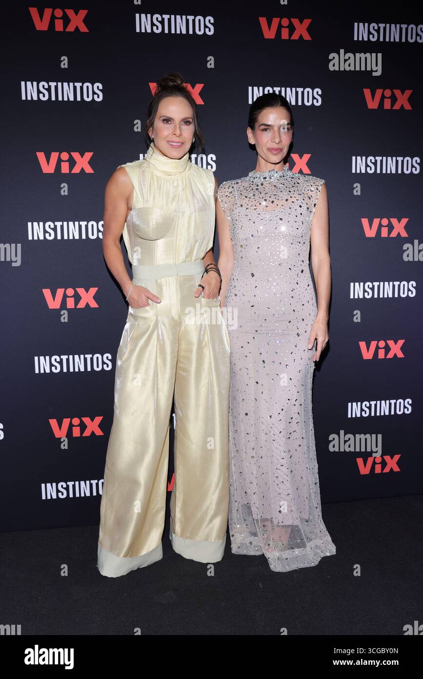 Actresses Daniela Schmidt and Kate del Castillo pose for photos during ...