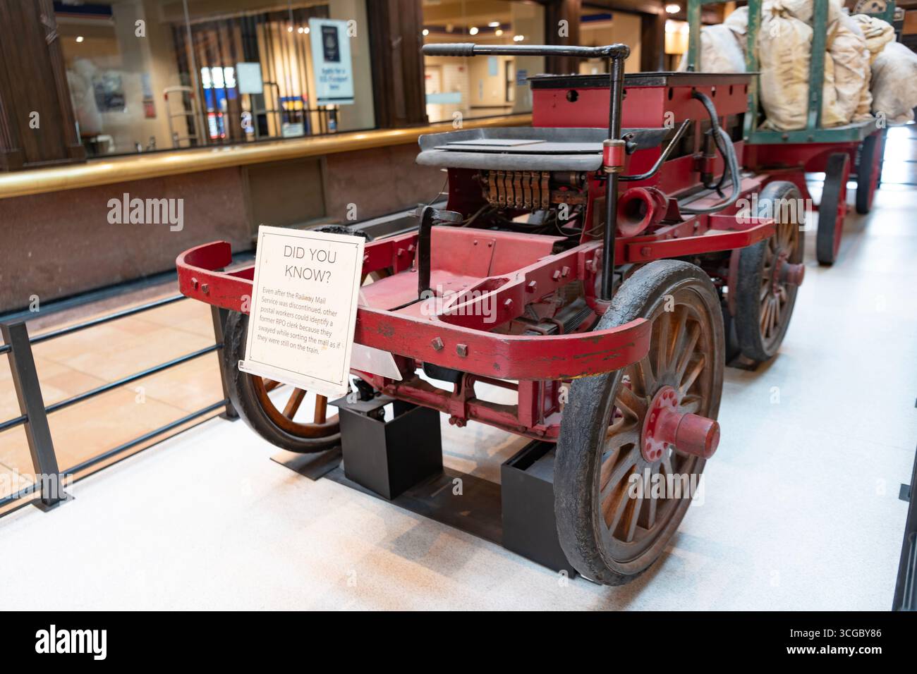 Kansas City, Missouri, USA - August 07, 2025: Historic mail cart ...