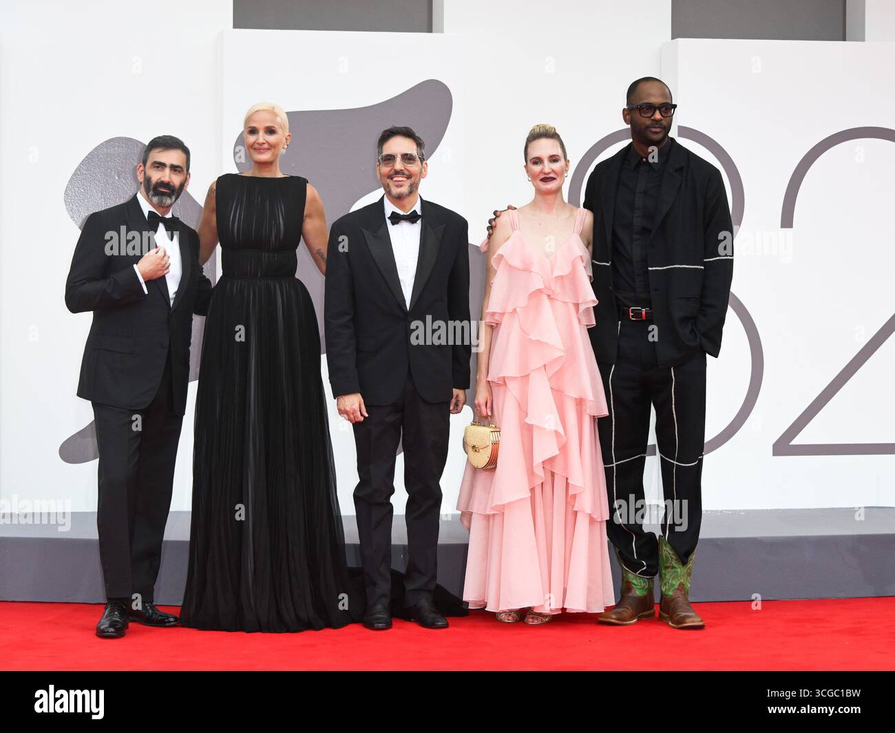 Venice, Italy. 27th Aug, 2025. Evening 1 - Opening Red Carpet. Pictured ...