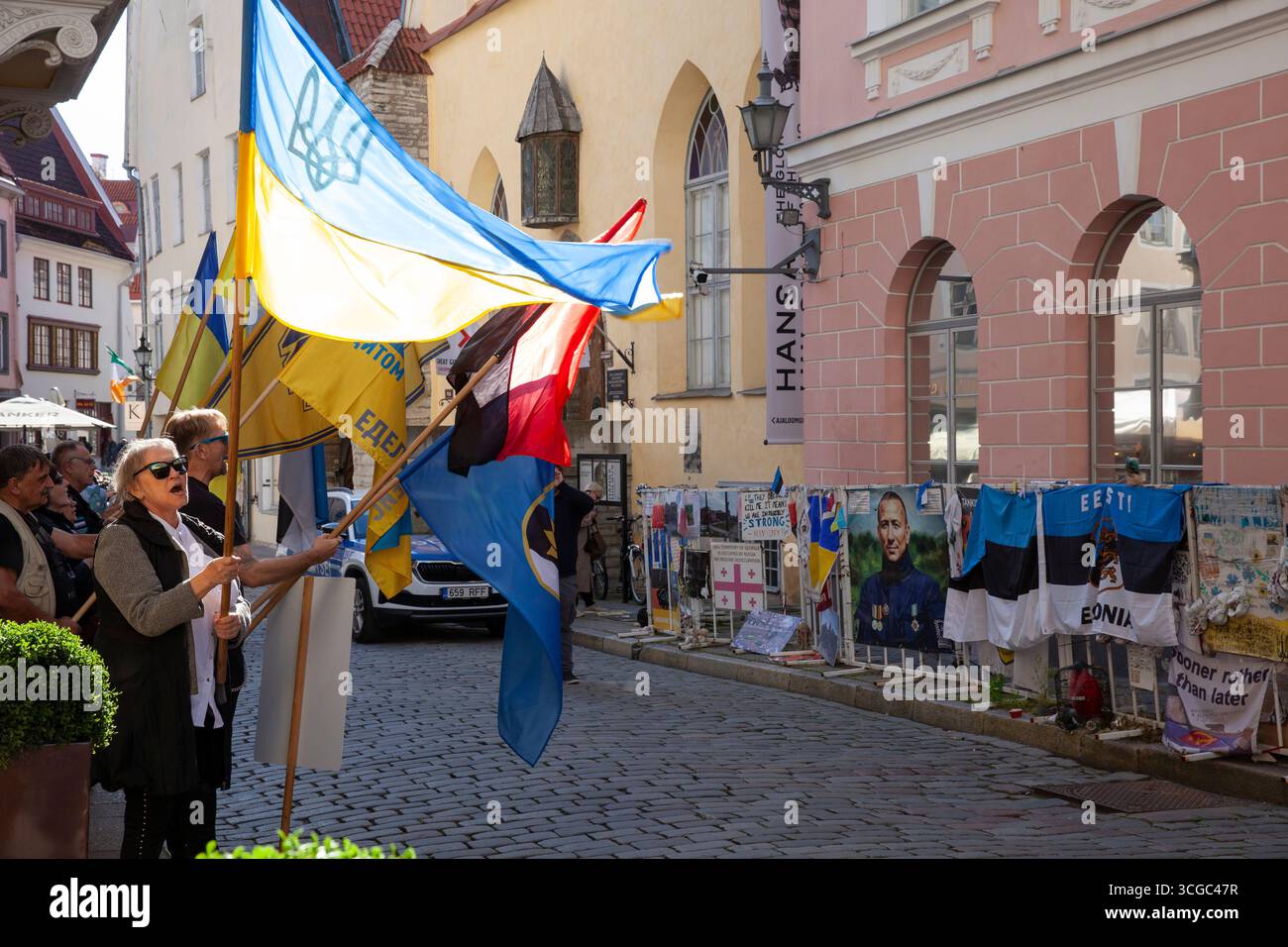 Tallinn, Estonia, 27 August 2025: Outside the Russian Embassy in ...