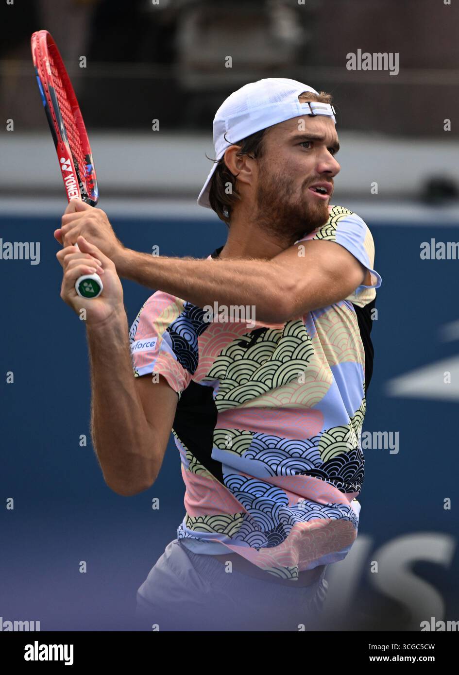 FLUSHING NY- AUGUST 27: Joao Fonseca Vs Tomas Machac on Grandstand at ...