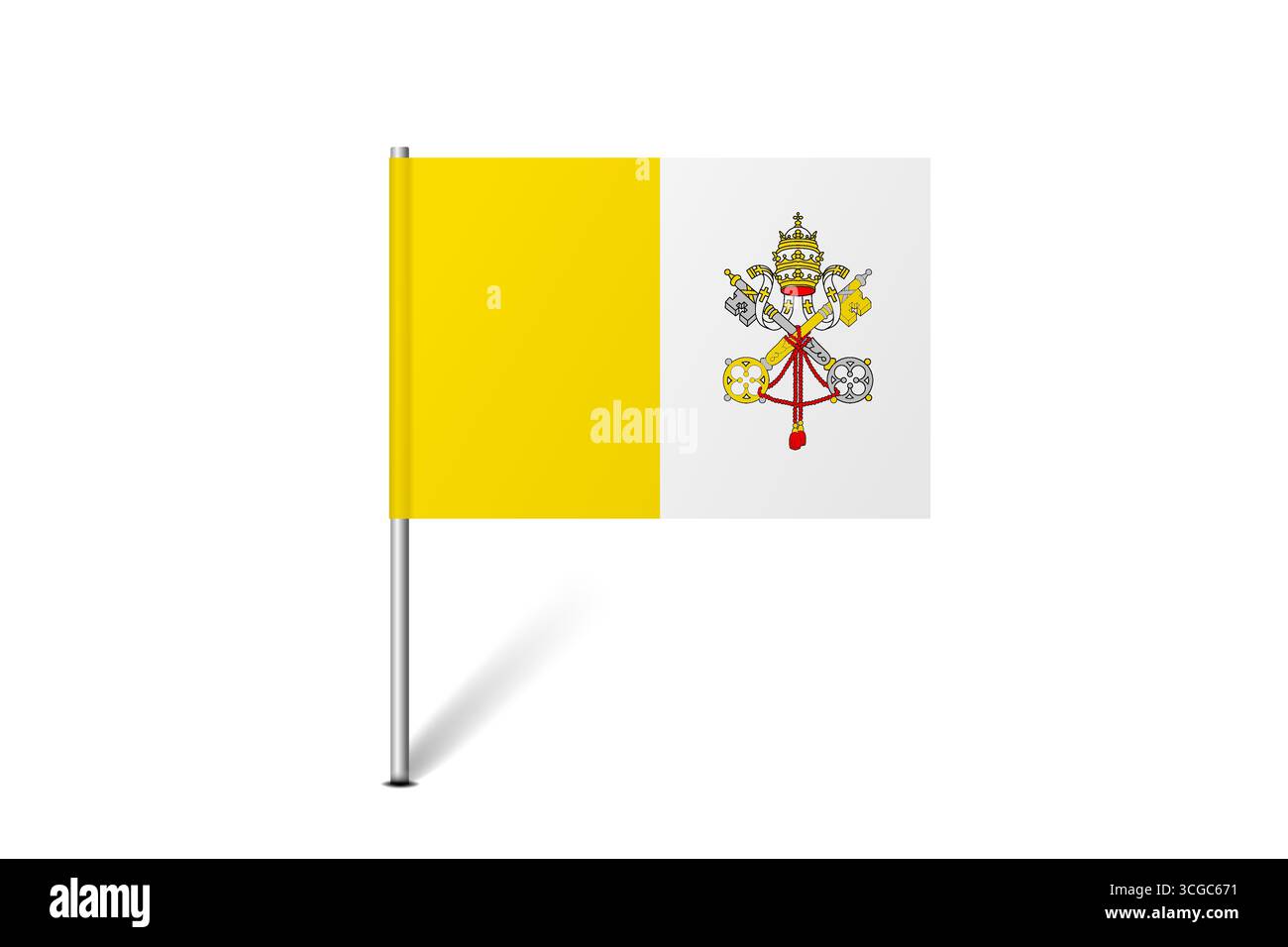 Vatican city map pin Stock Vector Images - Alamy