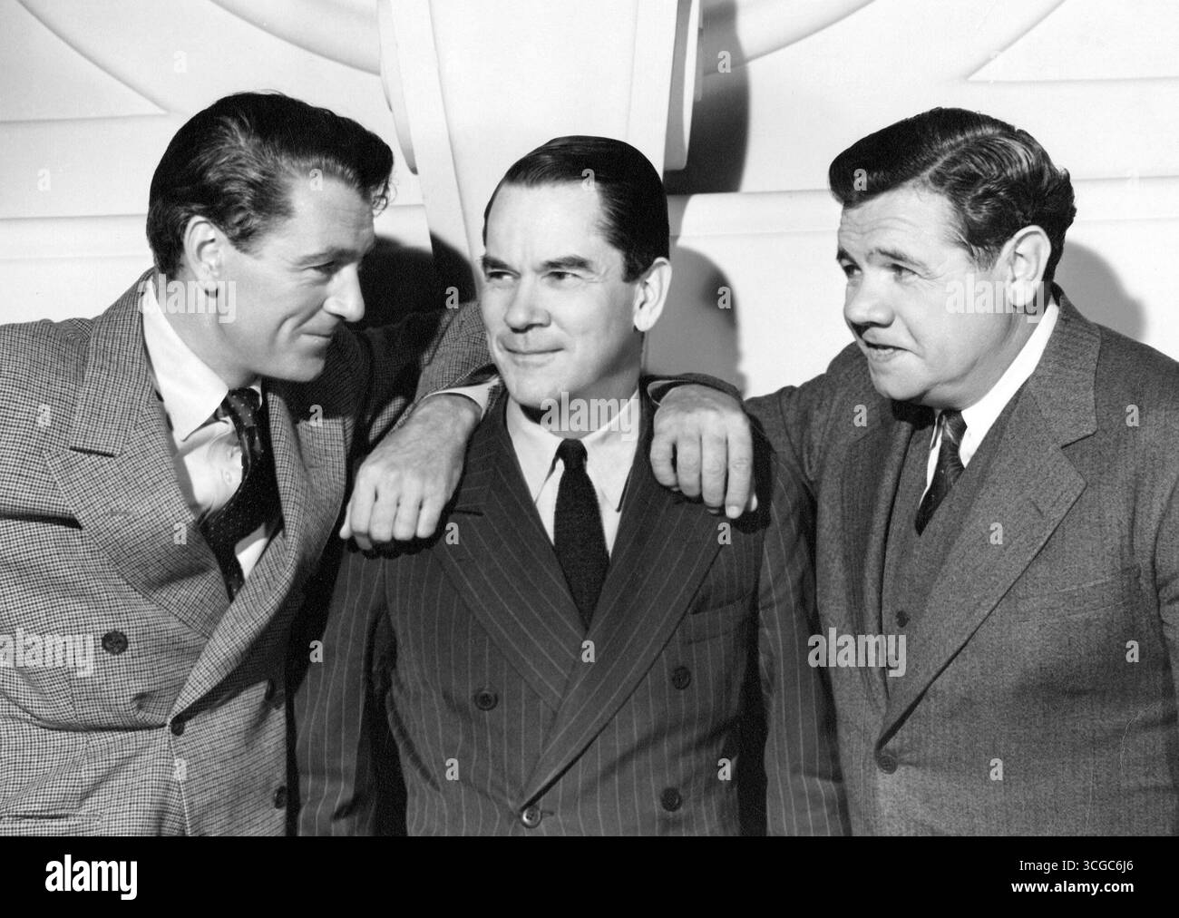 The pride of the yankees 1942 babe ruth Black and White Stock Photos ...