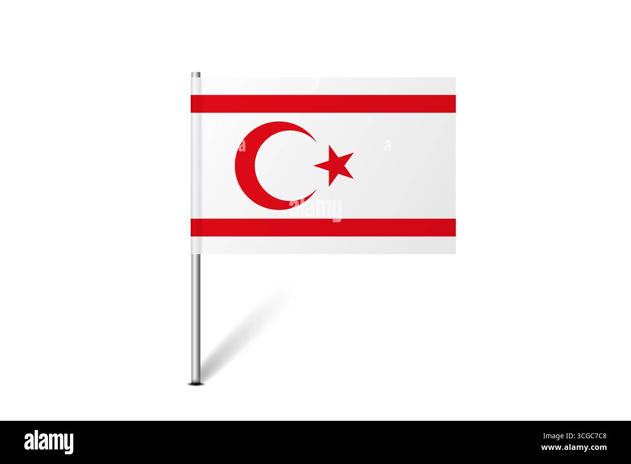 Northern turkey flag Stock Vector Images - Alamy