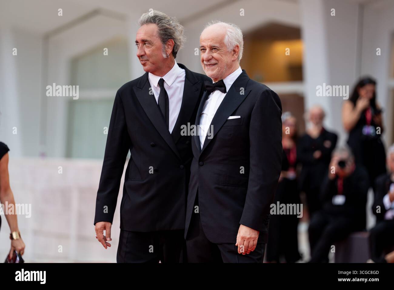 In Venice, Italy, on August 27, 2025, Paolo Sorrentino and Toni ...