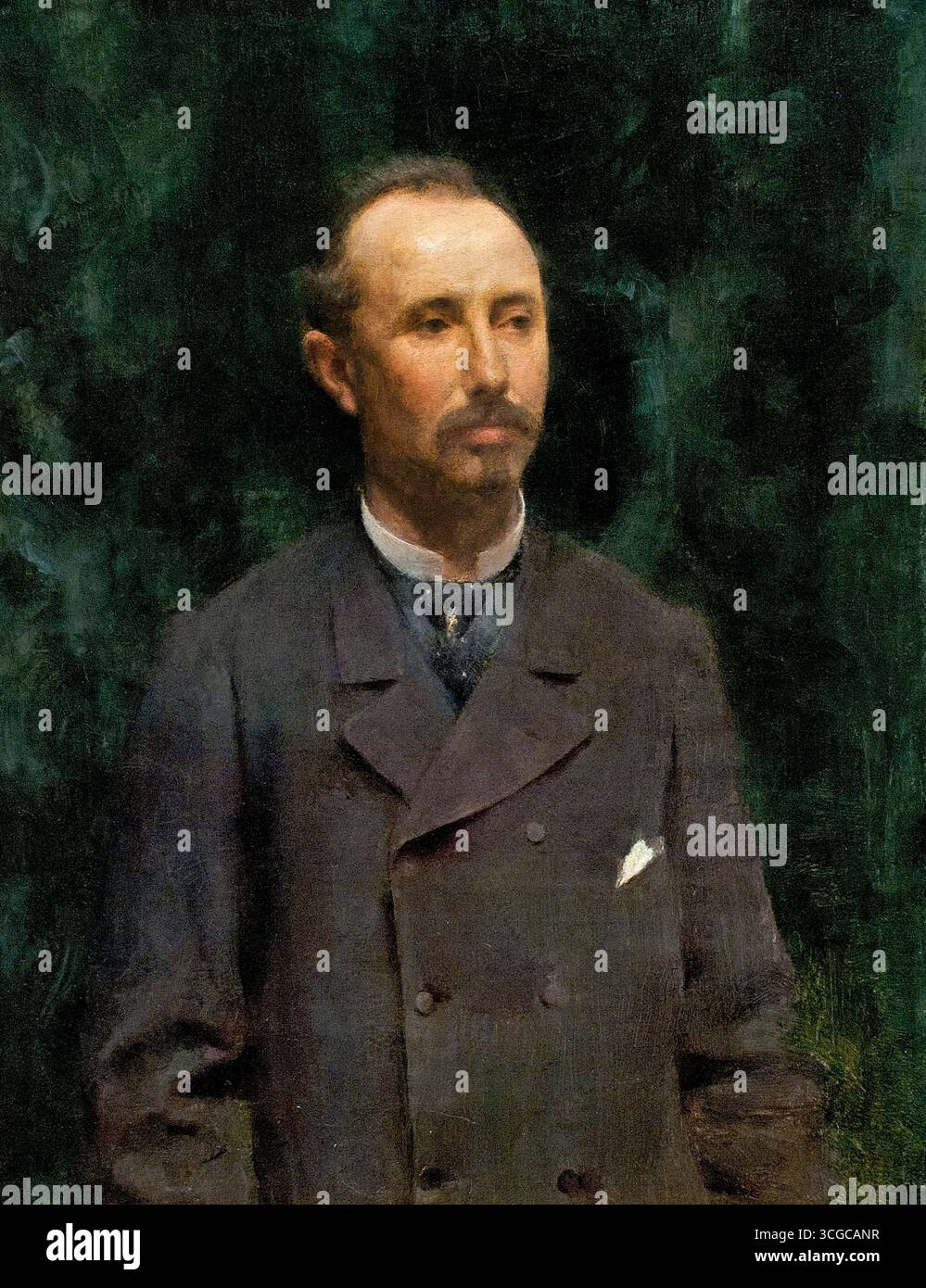 Portrait of Edmond Picard 1884 Fernand Khnopff (1858-1921) Belgian ...