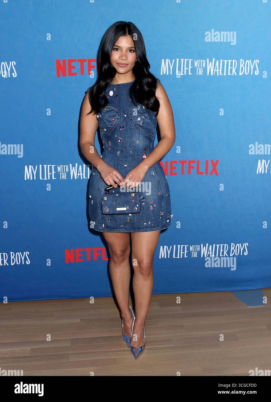 Nikki Rodriguez attending Netflix's 'My Life With The Walter Boys ...