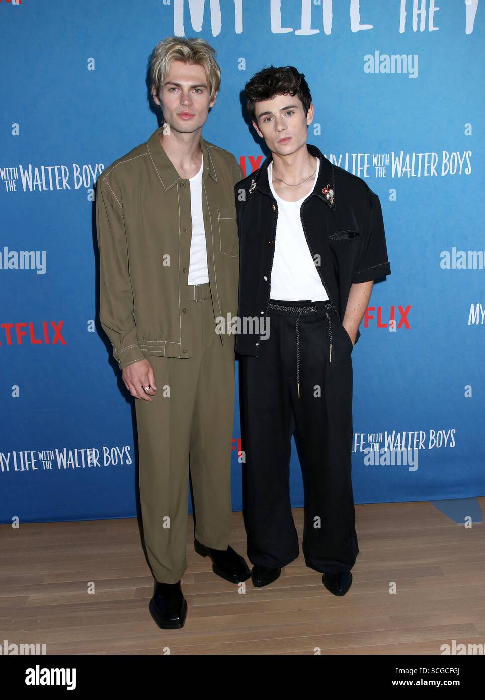Noah LaLonde and Ashby Gentry attending Netflix's 'My Life With The ...