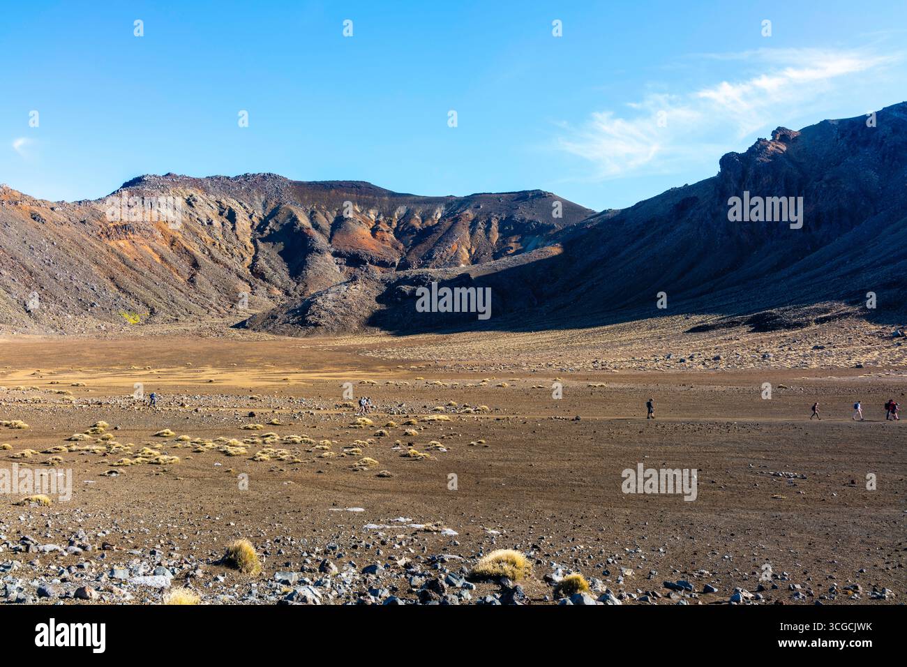 Photograph of the South Crater along the Tongariro Alpine Crossing ...
