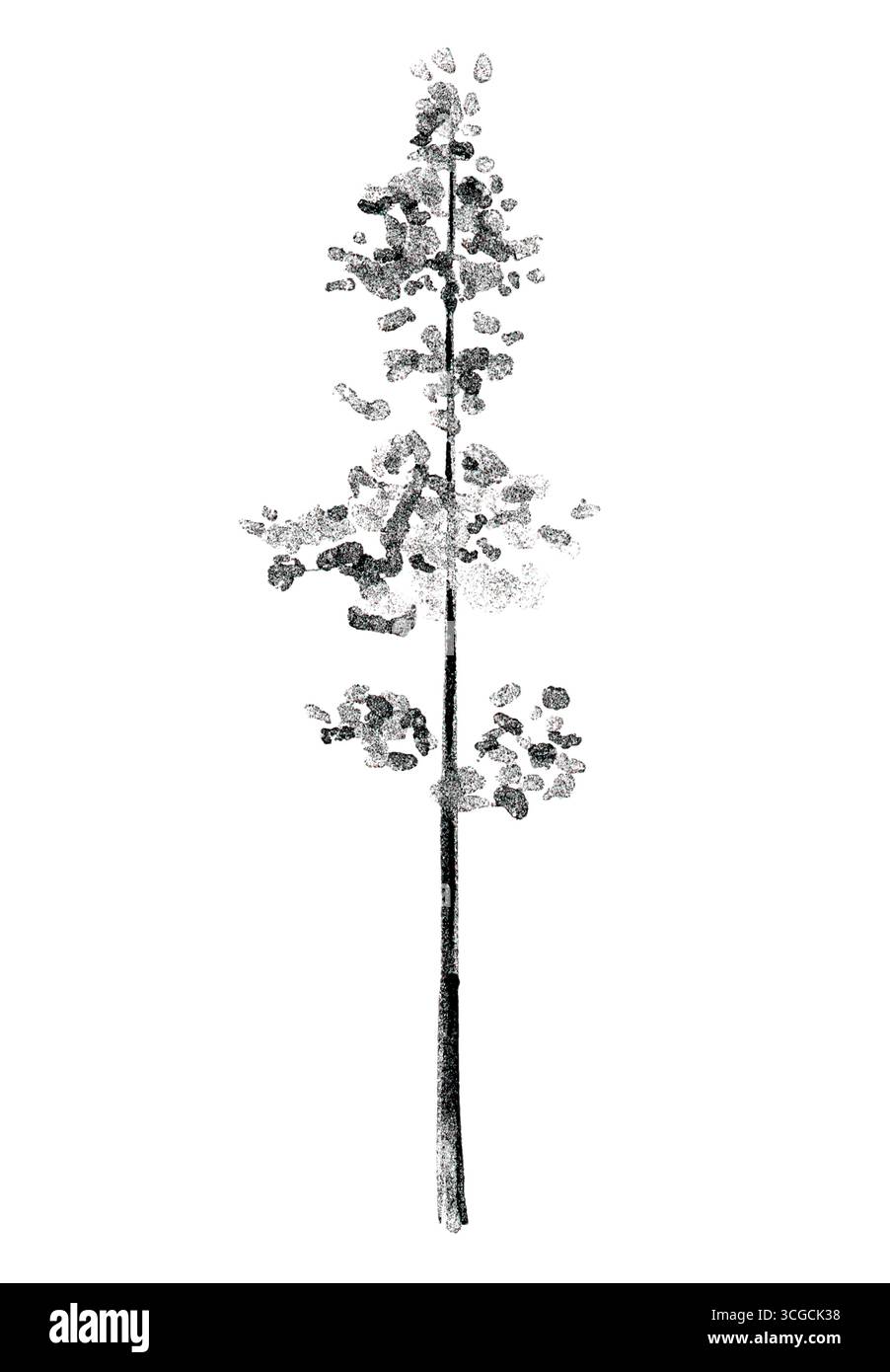 Hand in monochrome style Cut Out Stock Images & Pictures - Alamy