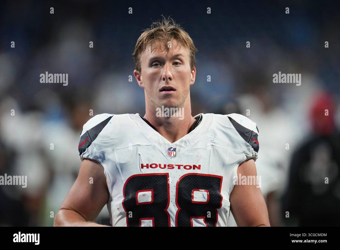 Houston Texans tight end Harrison Bryant (88) walks off the field after ...