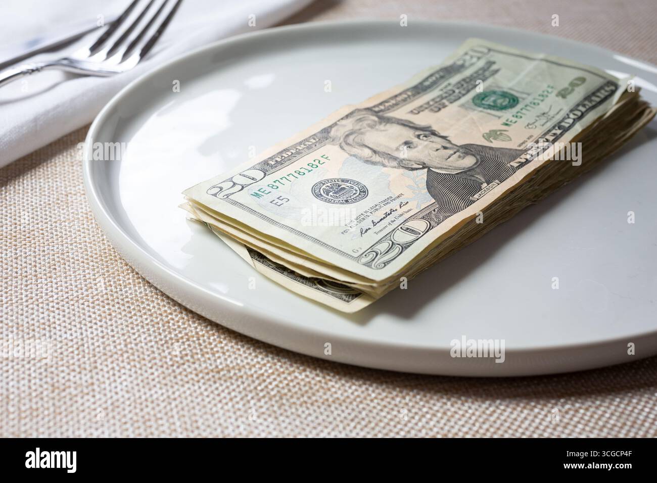 Dollar sign food kitchen hi-res stock photography and images - Alamy