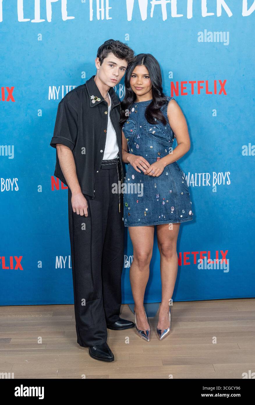 New York, NY, August 27, 2025: Ashby Gentry and Nikki Rodriguez attend ...