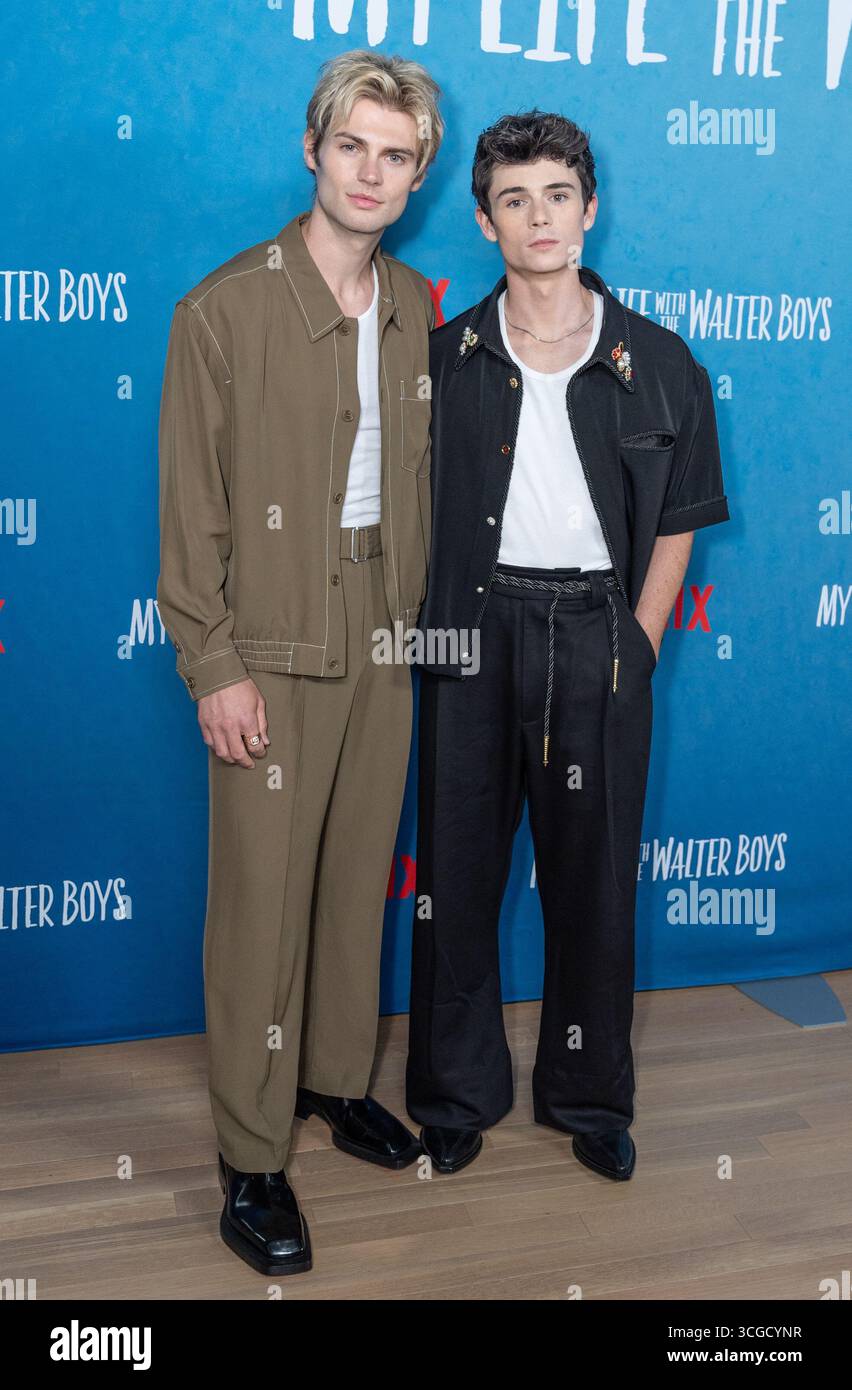 Noah LaLonde and Ashby Gentry attend Netflix 'My Life with the Walter ...