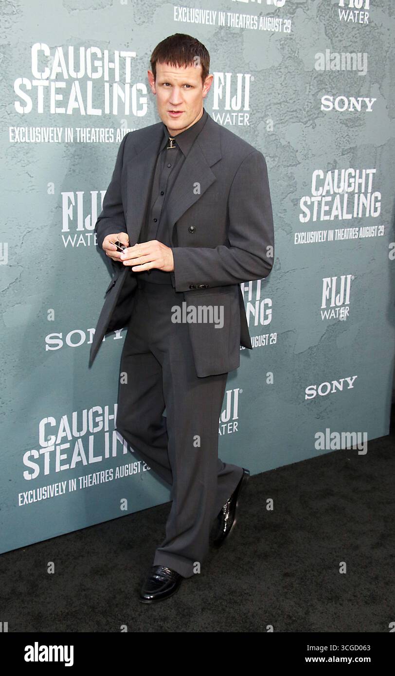 New York, NY August 26, 2025: Matt Smith attends Sony Pictures Caught ...