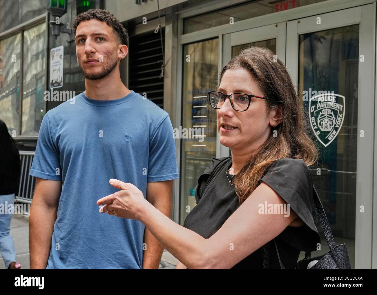 Yasin El Sammak, left, and his attorney Jacqueline Dombroff, are ...