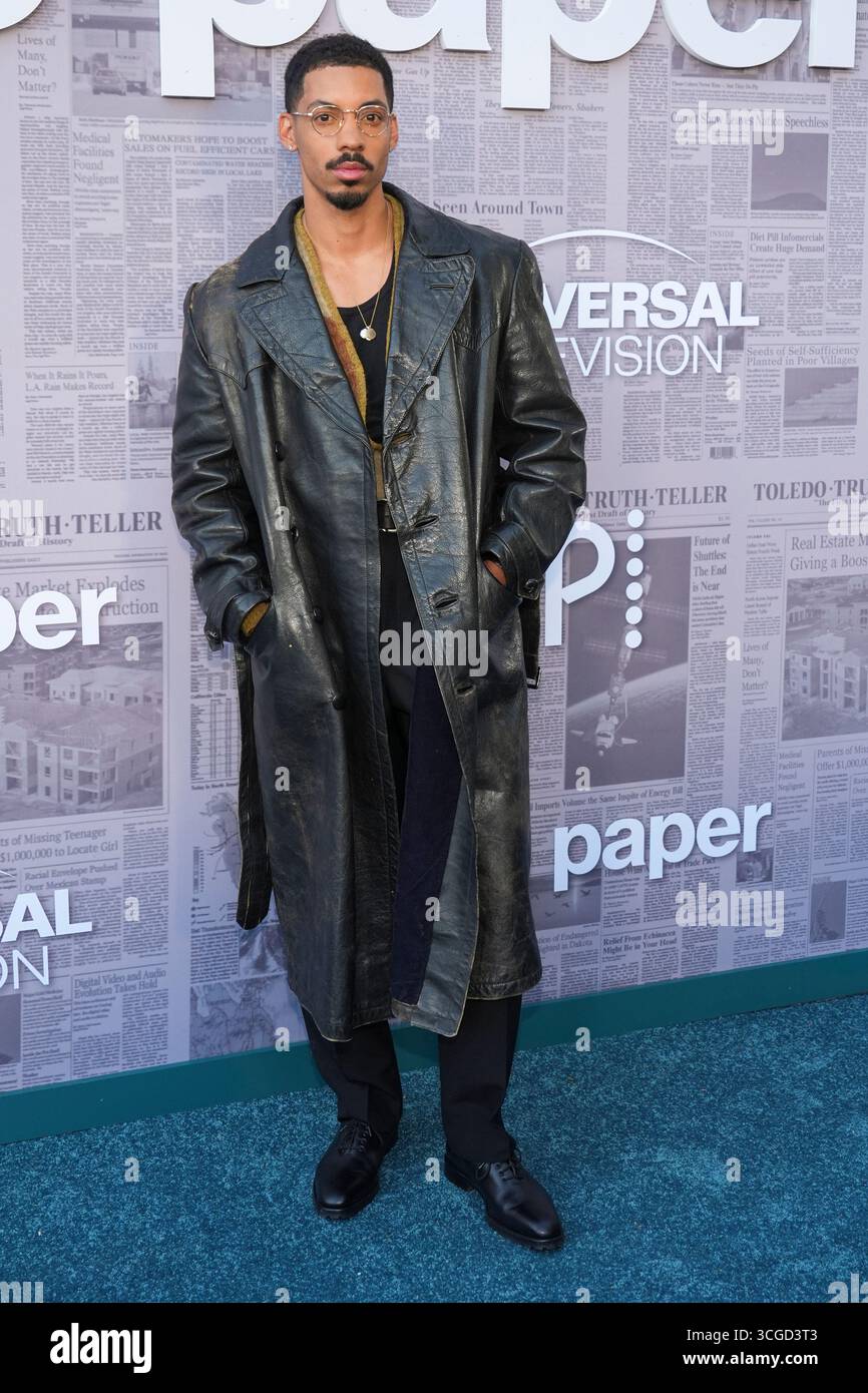 Melvin Gregg arrives at the premiere of "The Paper" on Wednesday, Aug ...