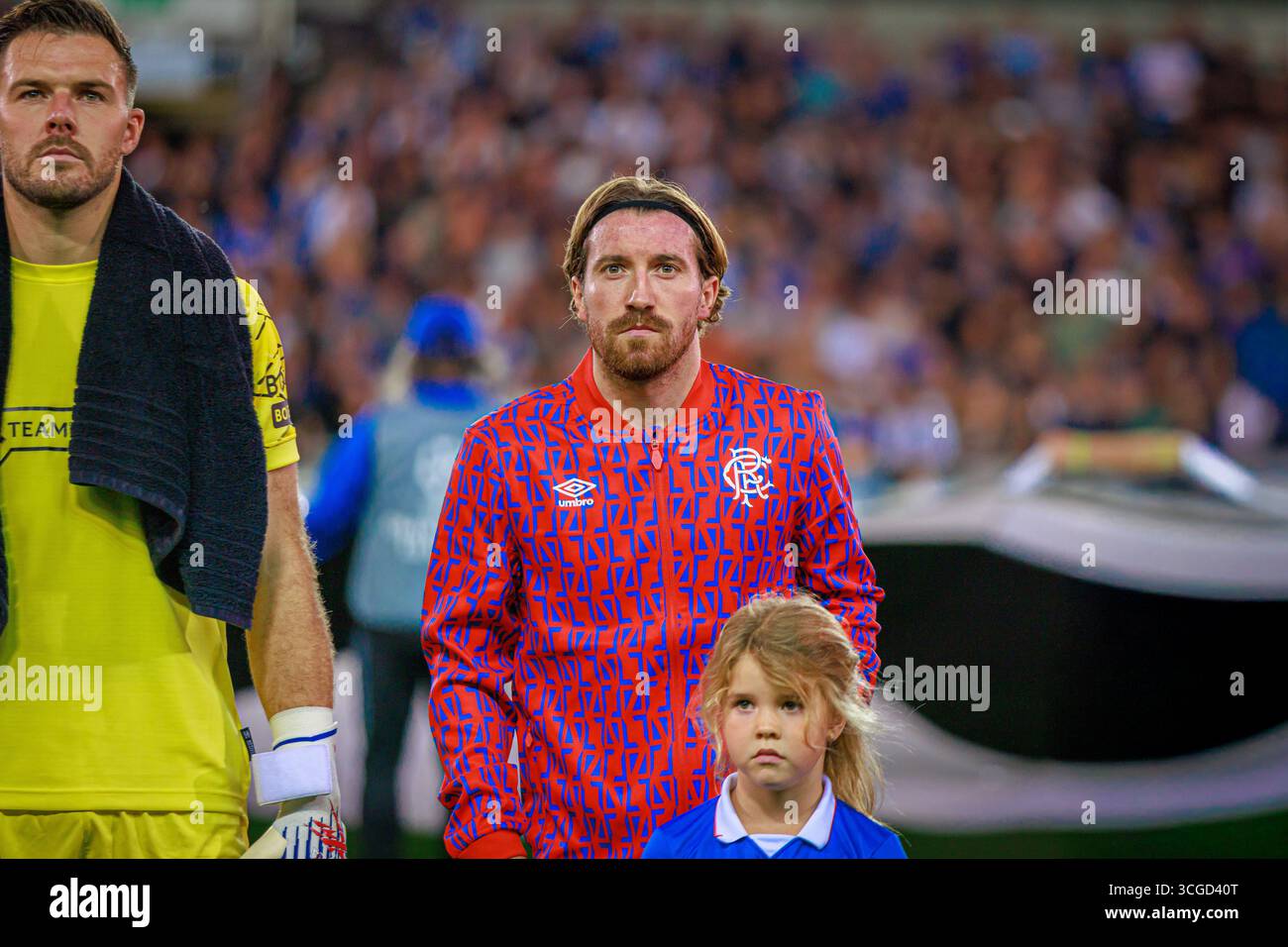 Joe ROTHWELL of Rangers FC during the UEFA Champions League, Play-offs ...