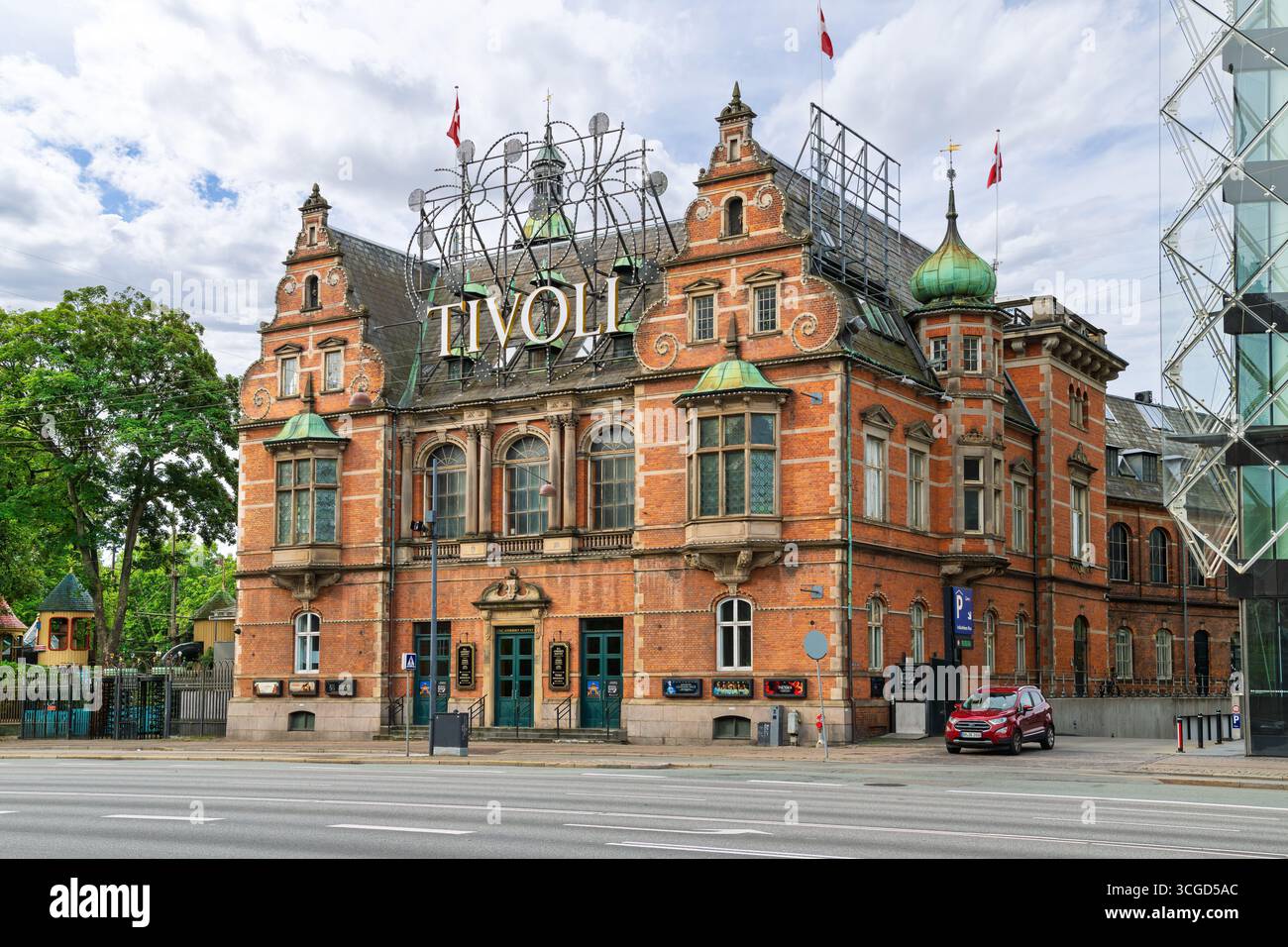 The 1893 HC Andersen Castle Slottet building, built in the Rosenborg ...