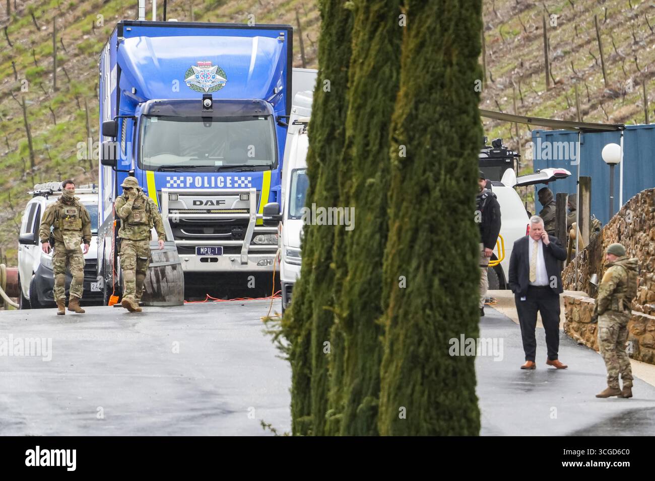 Wangaratta, Australia. 28th Aug, 2025. A large contingent of Victorian ...