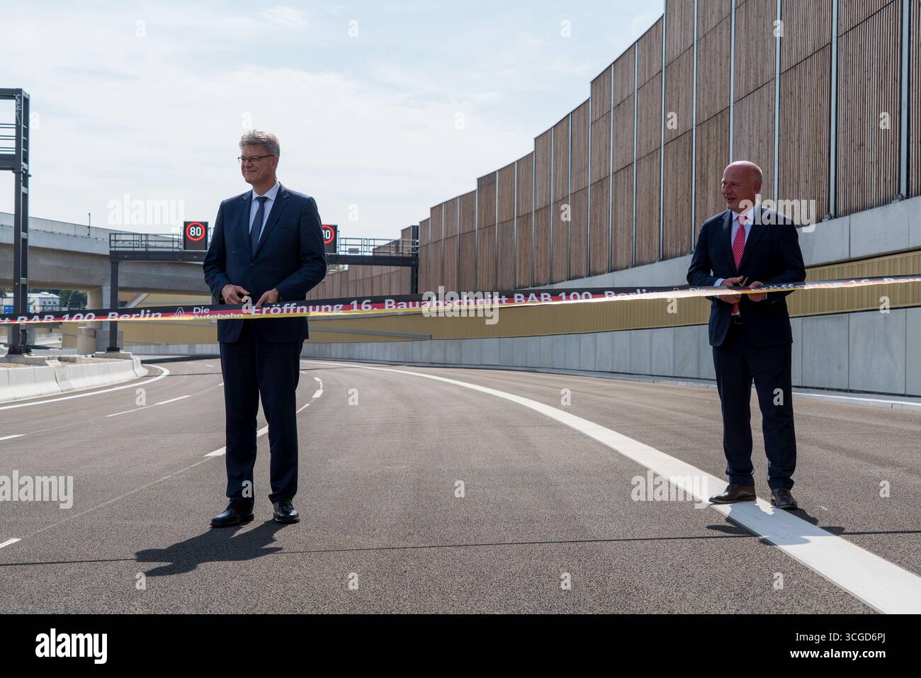 Berlin Germany August 27, 2025: The 16th construction phase of the BAB ...