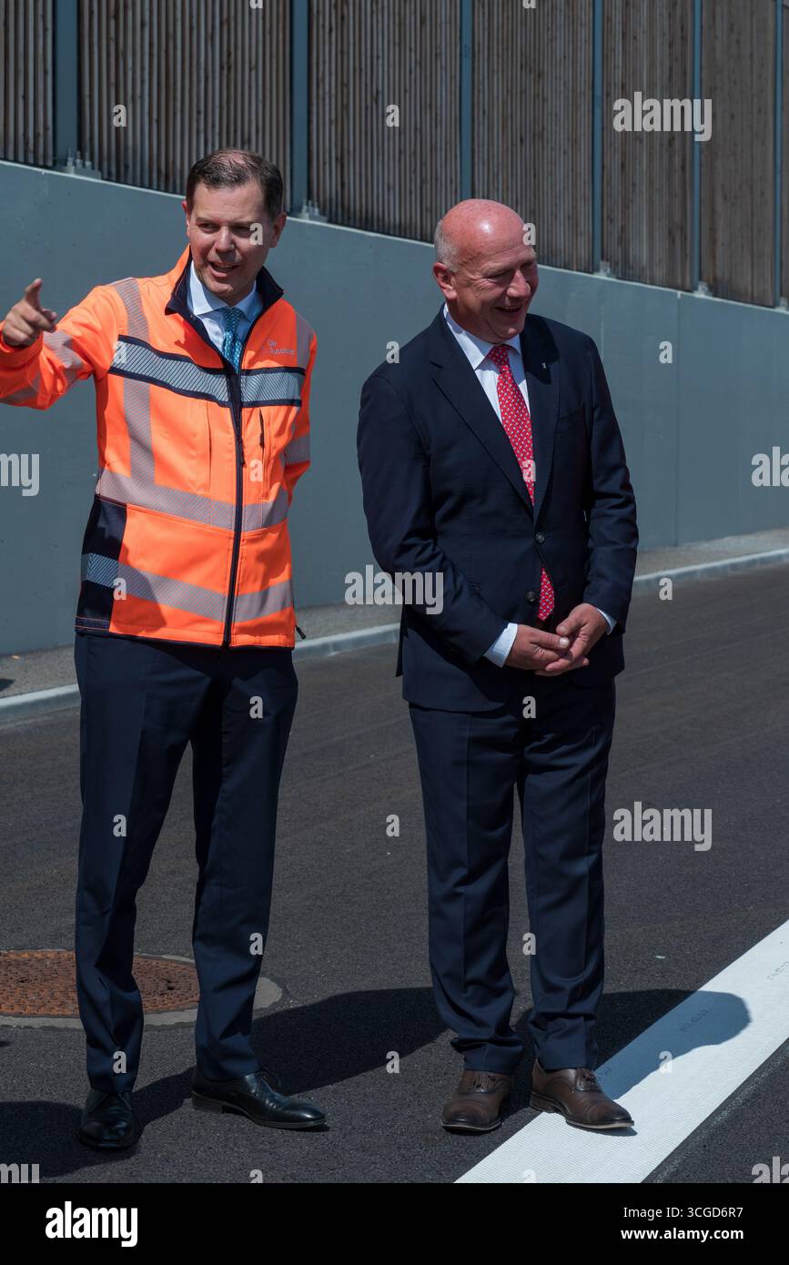 Berlin Germany August 27, 2025: The 16th construction phase of the BAB ...