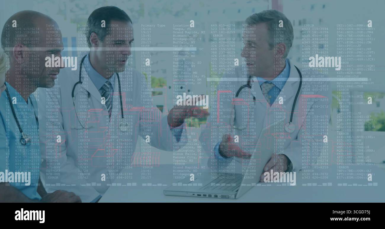 Analyzing data three doctors hi-res stock photography and images - Alamy
