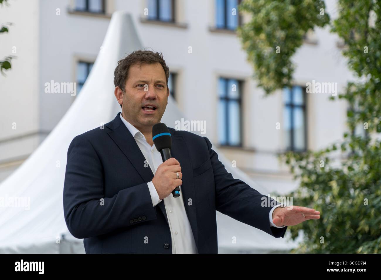 Berlin Germany August 24, 2025: Federal Minister of Finance and Vice ...