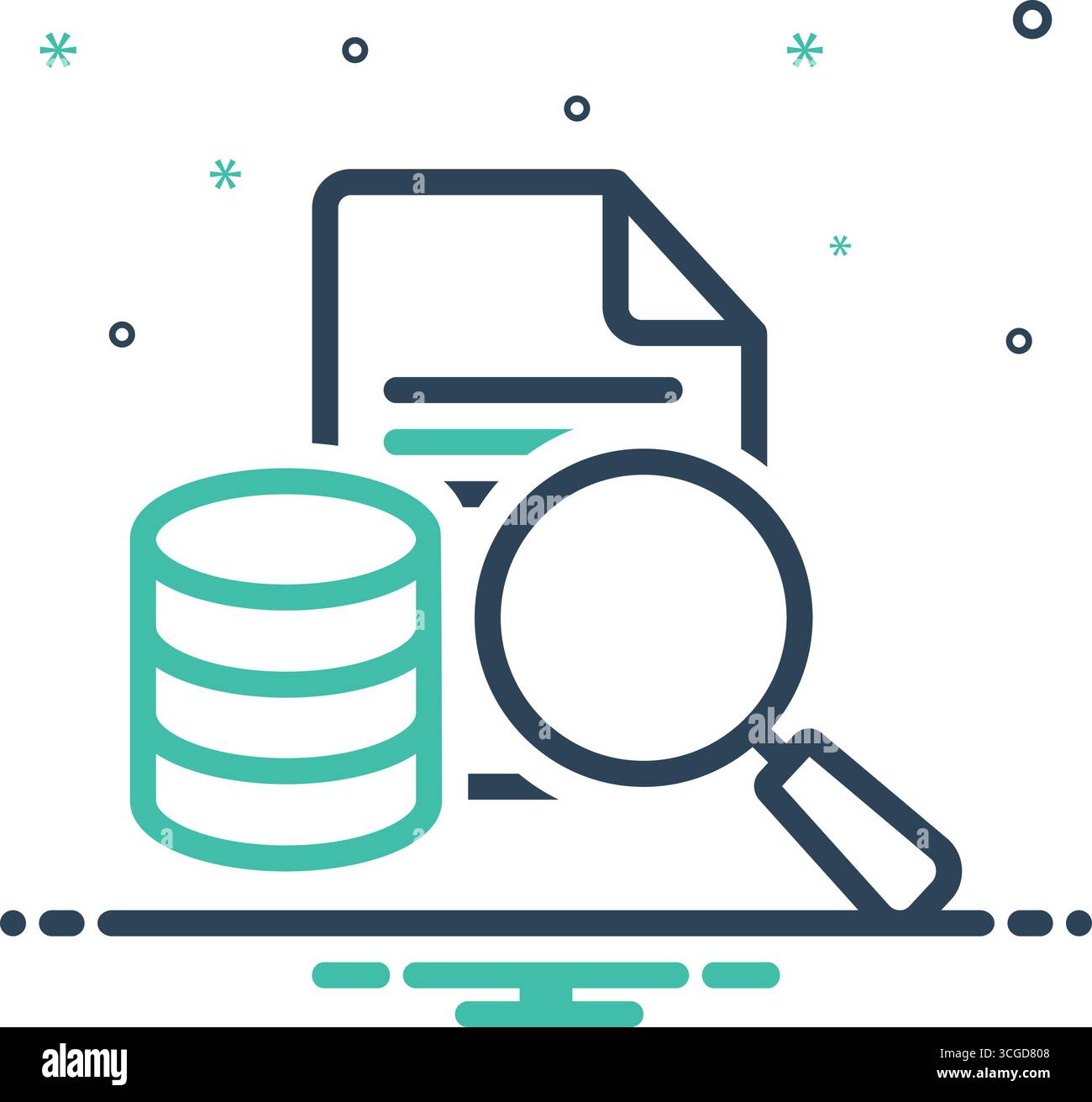 Icon information retrieval Cut Out Stock Images & Pictures - Alamy