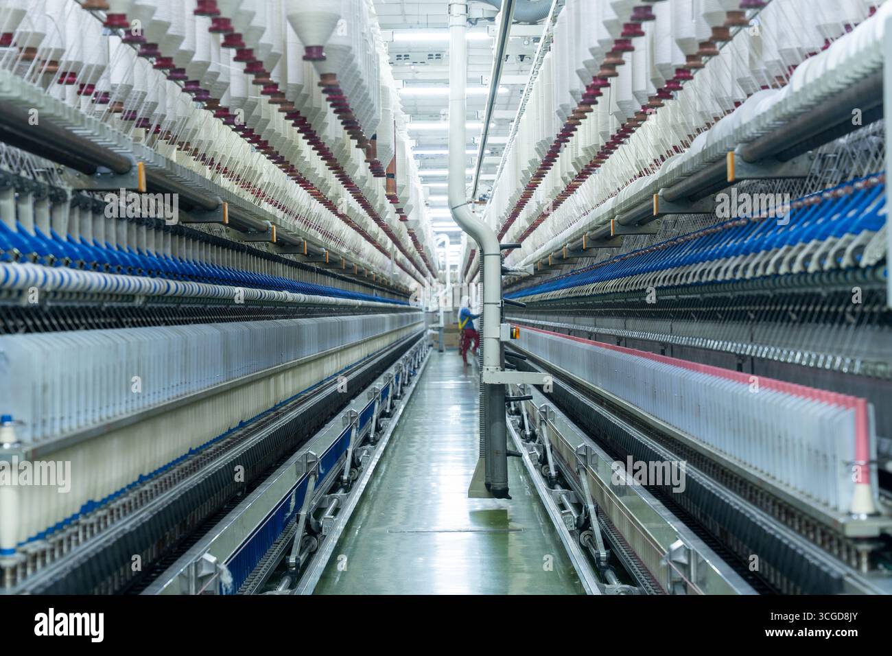 Rotor Unit Groove Path Guiding Threads in Spinning Process Stock Photo ...
