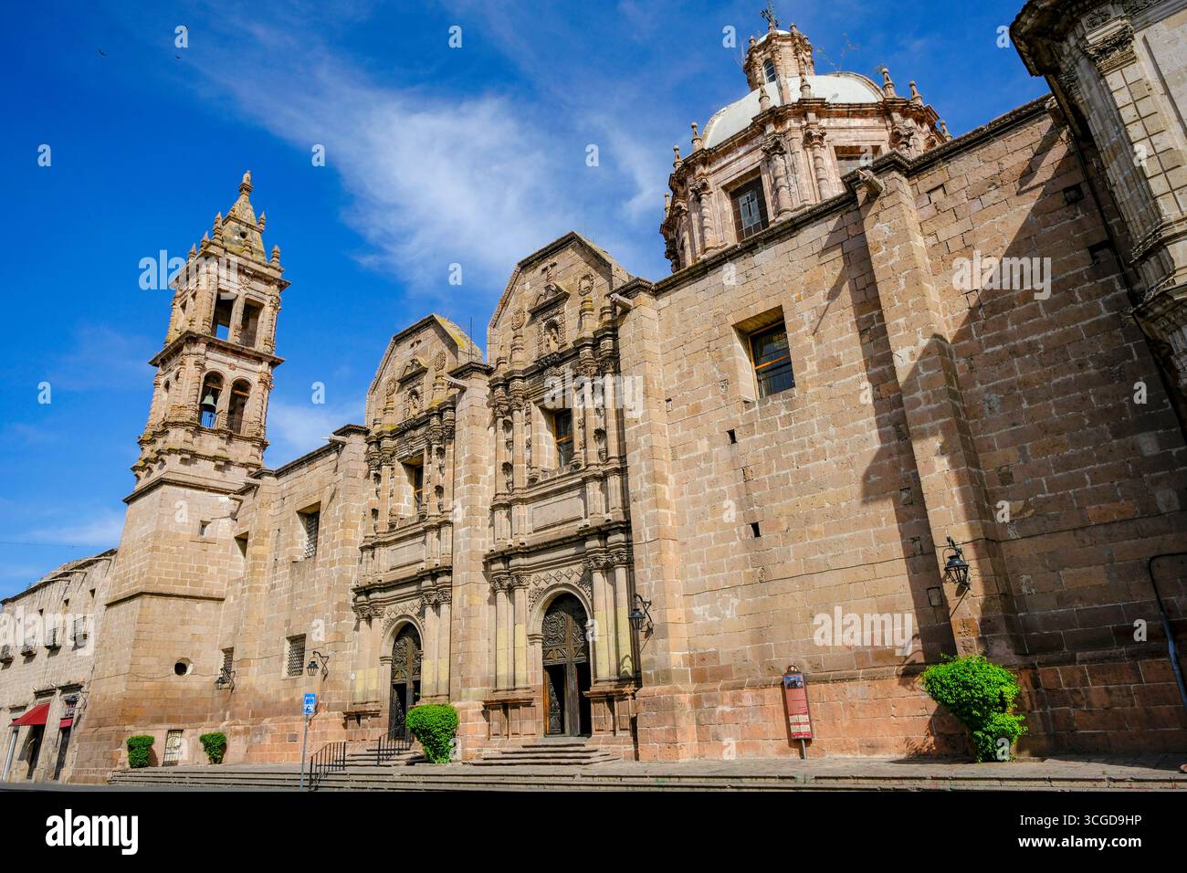 Morelia, Mexico - February 16, 2025: Temple of Saint Catherine of Siena ...