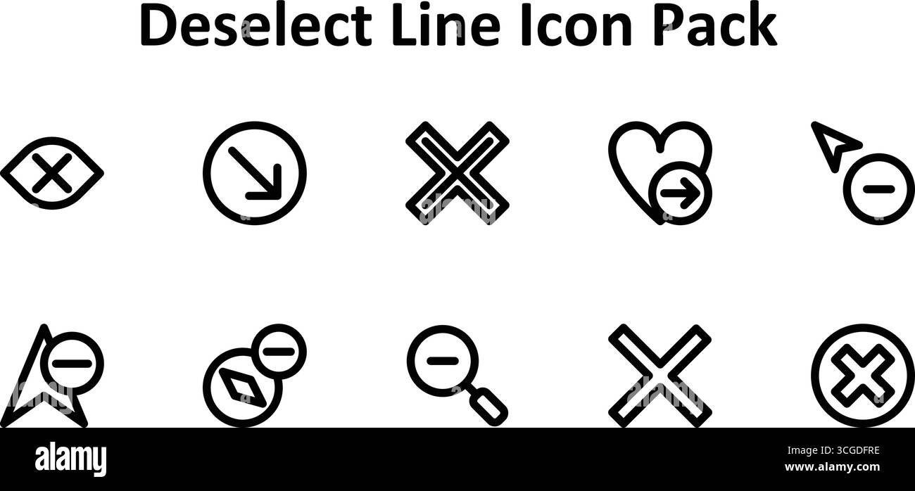 Deselect from application hi-res stock photography and images - Alamy