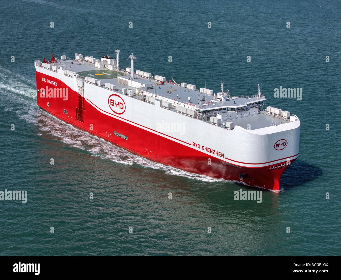 BYD Shenzhen, a Chinese PCTC car carrier operated by BYD Stock Photo ...
