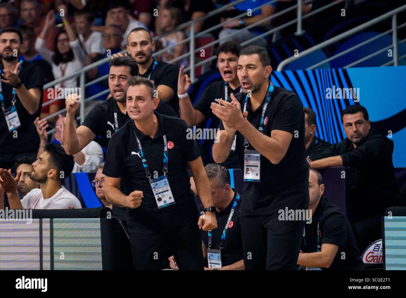 RIGA, LATVIA. 27th August 2025. FIBA EUROBASKET 2025 basketball match ...