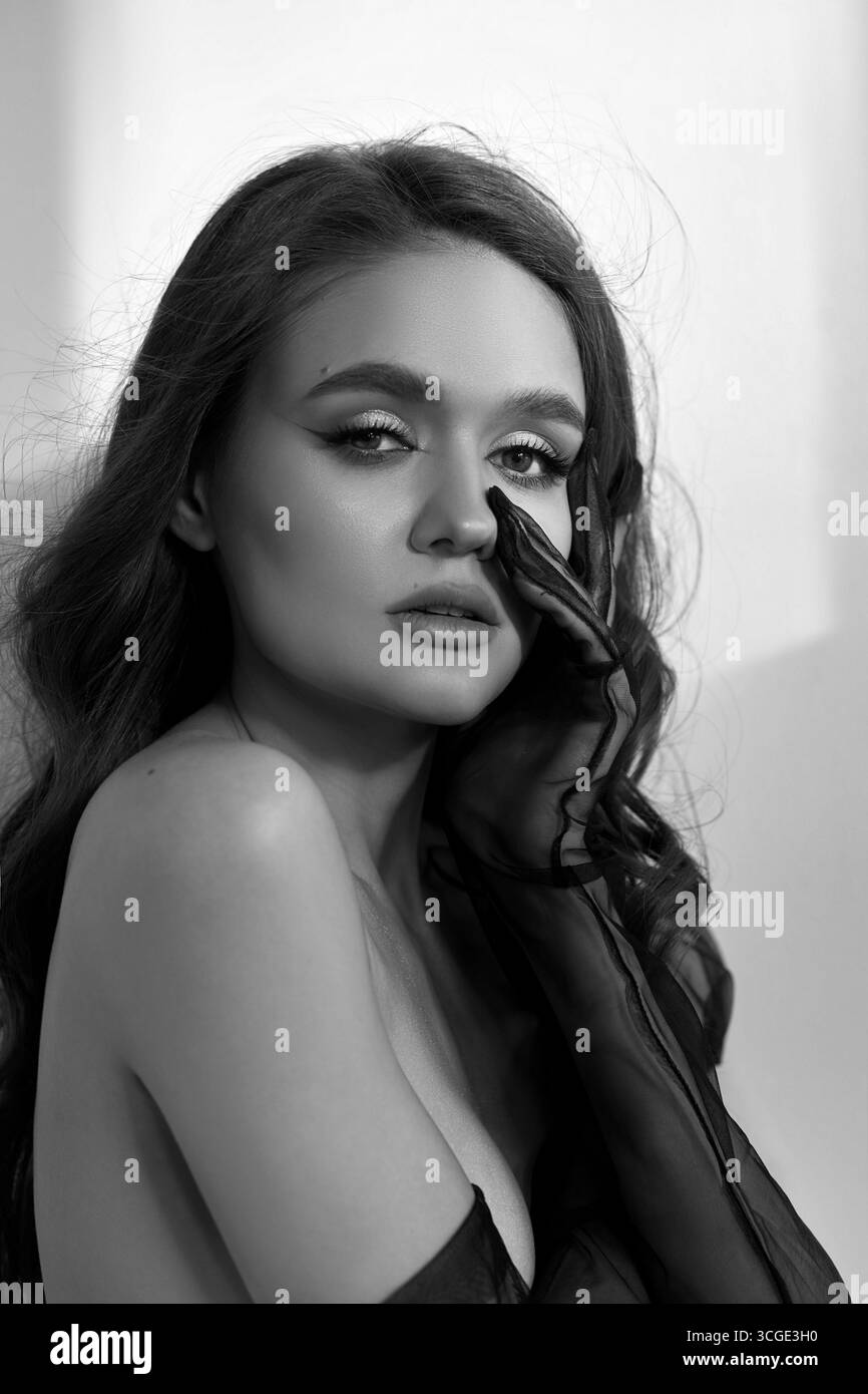 Serene creativity Black and White Stock Photos & Images - Alamy