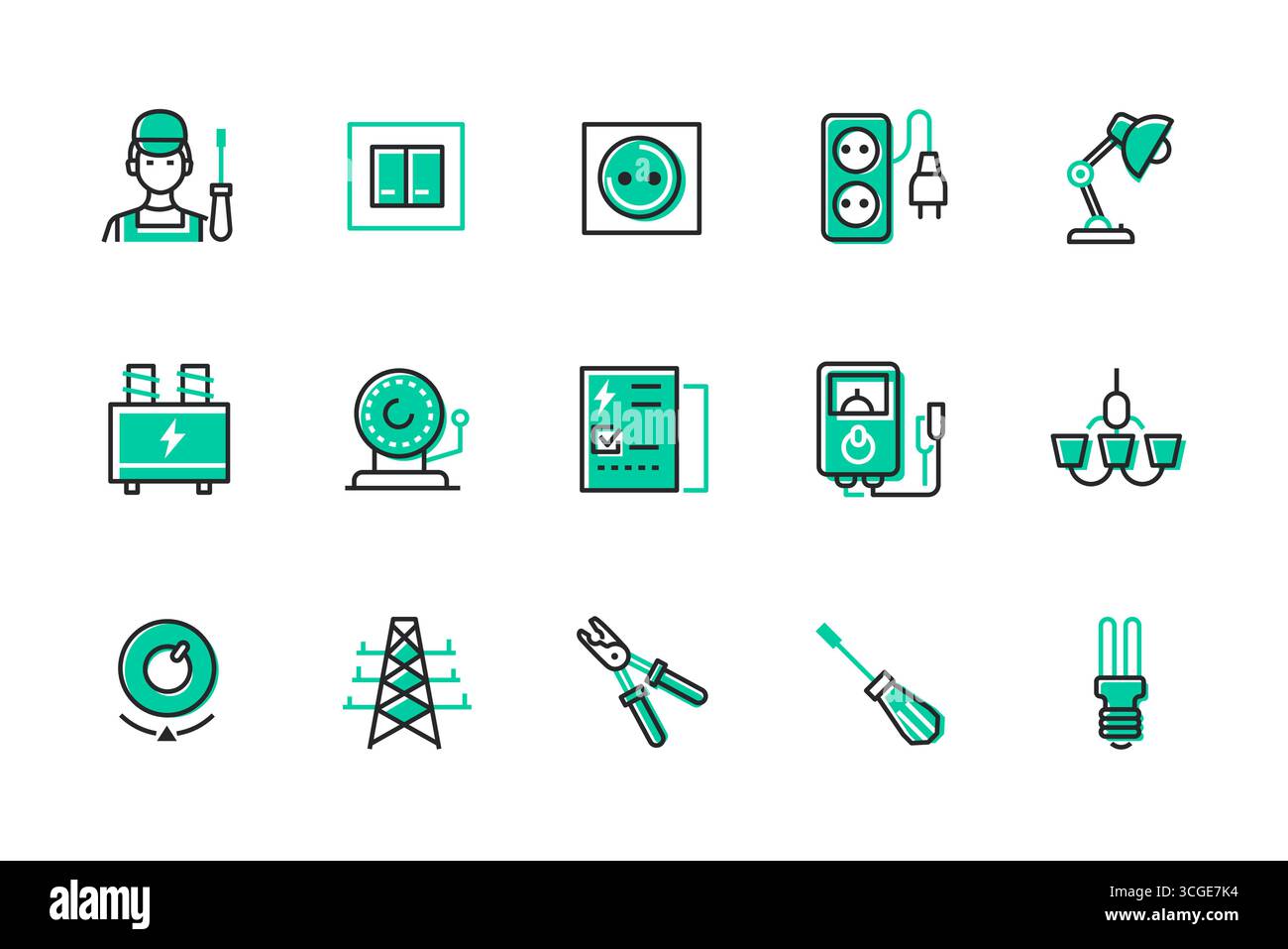 Home repair services line Cut Out Stock Images & Pictures - Alamy