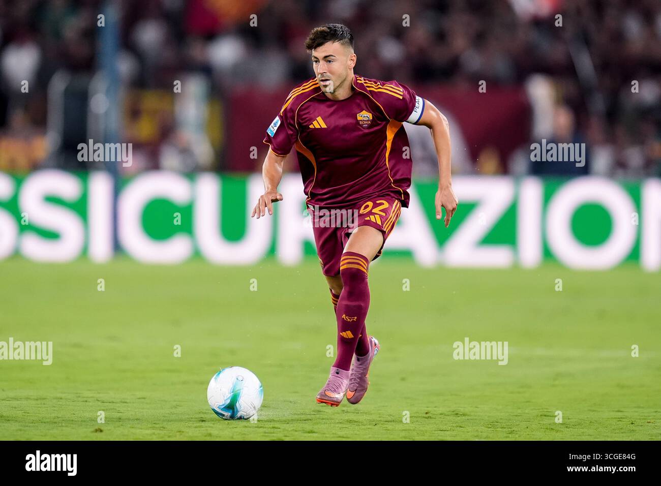 Stephan El Shaarawy of AS Roma in action during the Serie A match ...