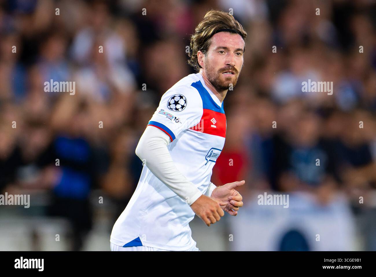 BRUGGE, BELGIUM - AUGUST 27: Joe Rothwell of Rangers looks on during ...