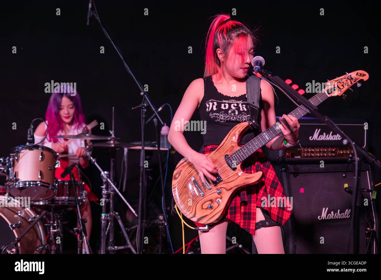 August. 27th 2025. Zagreb, Croatia -The famous South Korean rock band ...