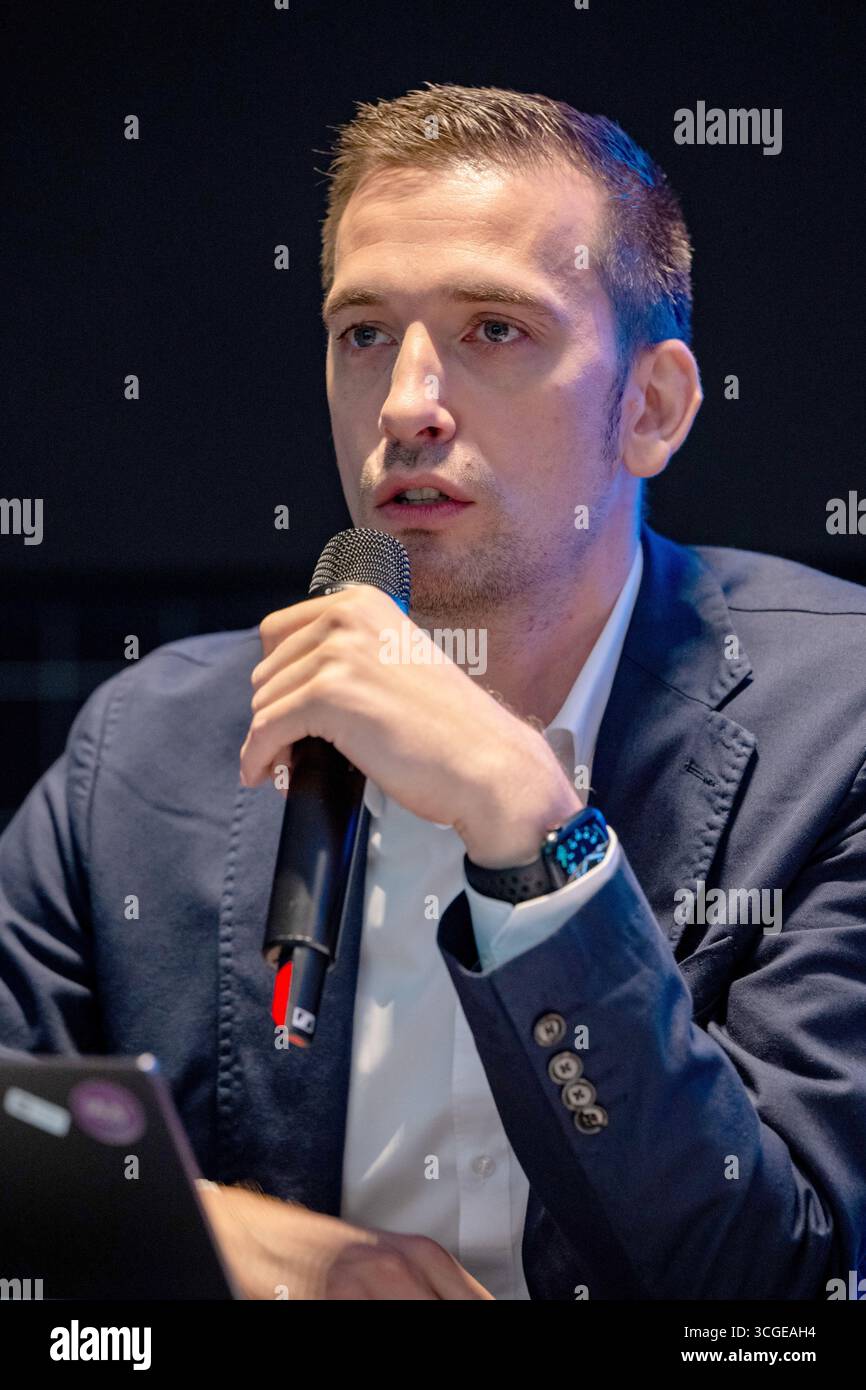 28 August 2025, Bavaria, Munich: Jan Heckmann, Project Manager, German ...