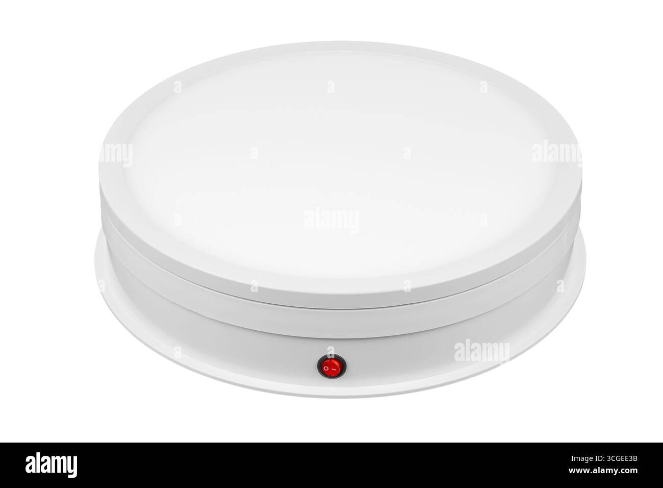 White motorized rotating turntable hi-res stock photography and images ...