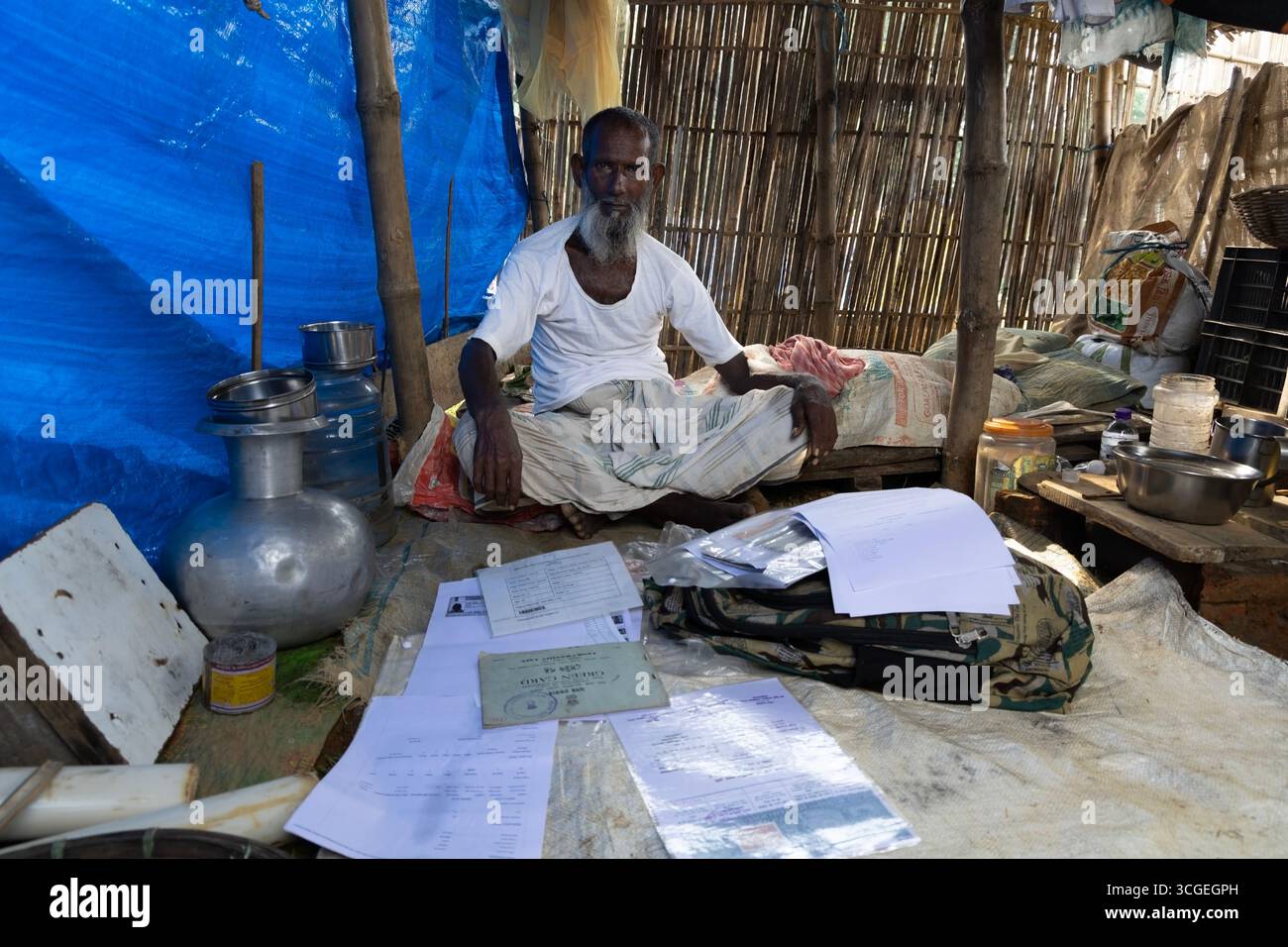 People in Hasila beel, Goalpara living under makeshift camps after ...