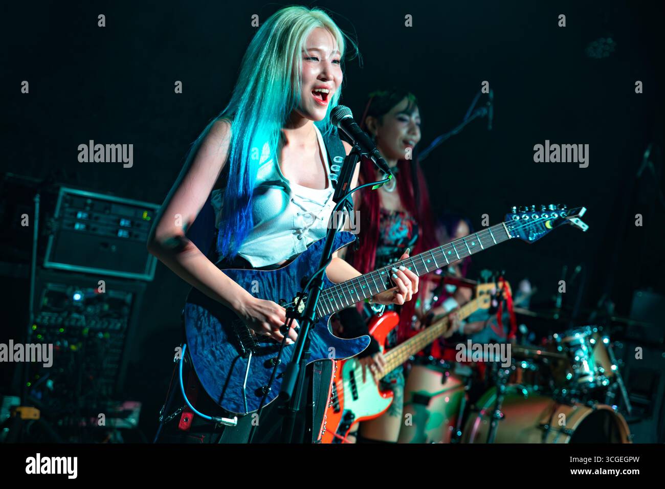 August. 27th 2025. Zagreb, Croatia -The famous South Korean rock band ...