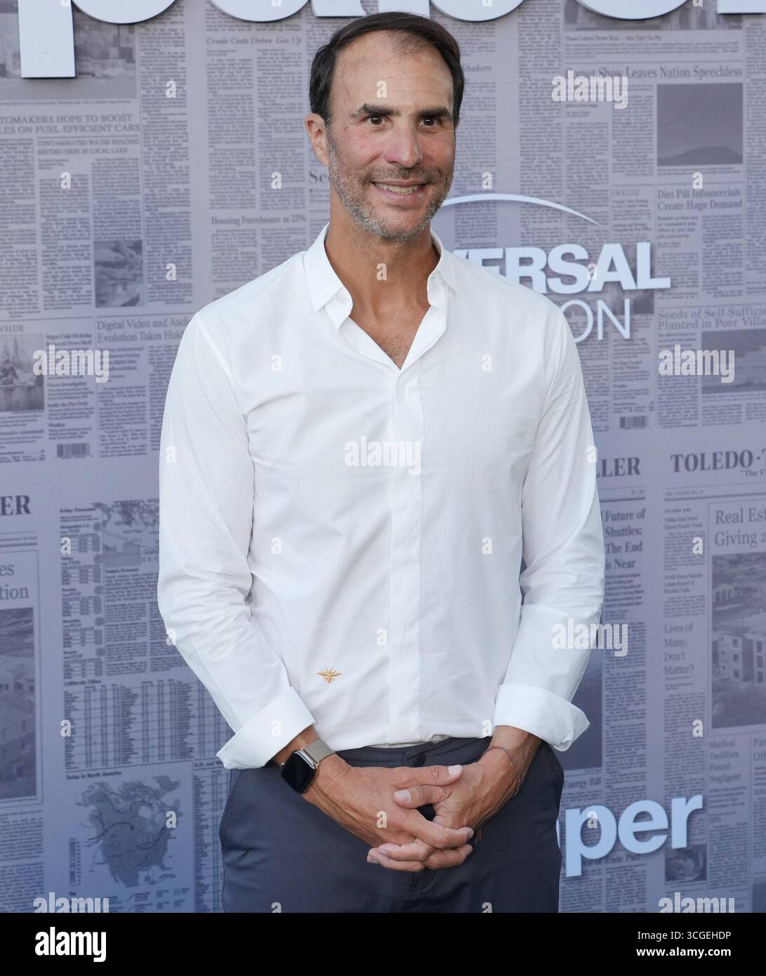 Ben Silverman arrives at the Peacock’s THE PAPER Series Premiere held ...