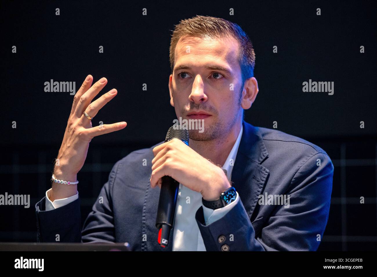 28 August 2025, Bavaria, Munich: Jan Heckmann, Project Manager, German ...