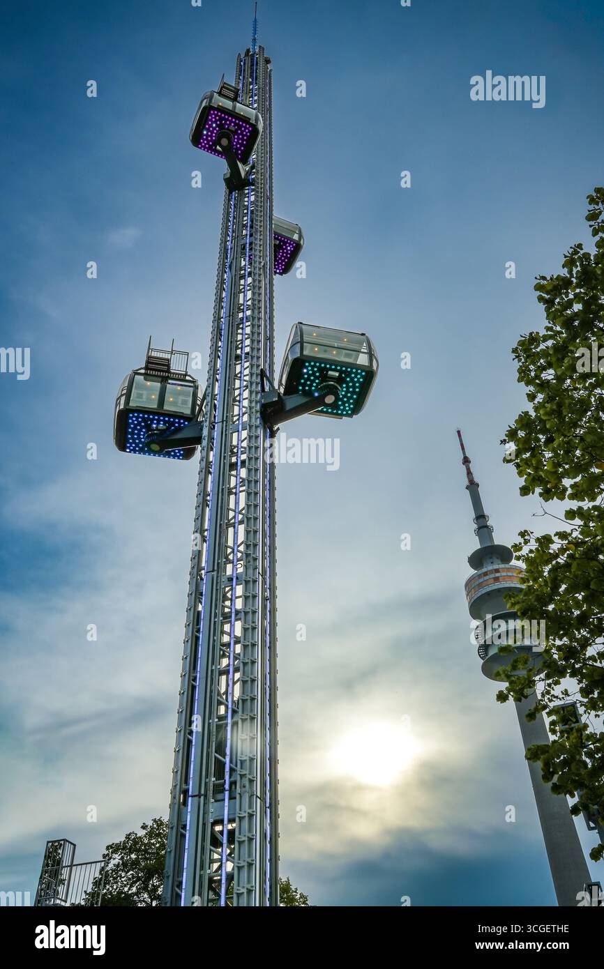 Skylift Olympic Park Munich. A New 70-meter-high Observation Tower That ...