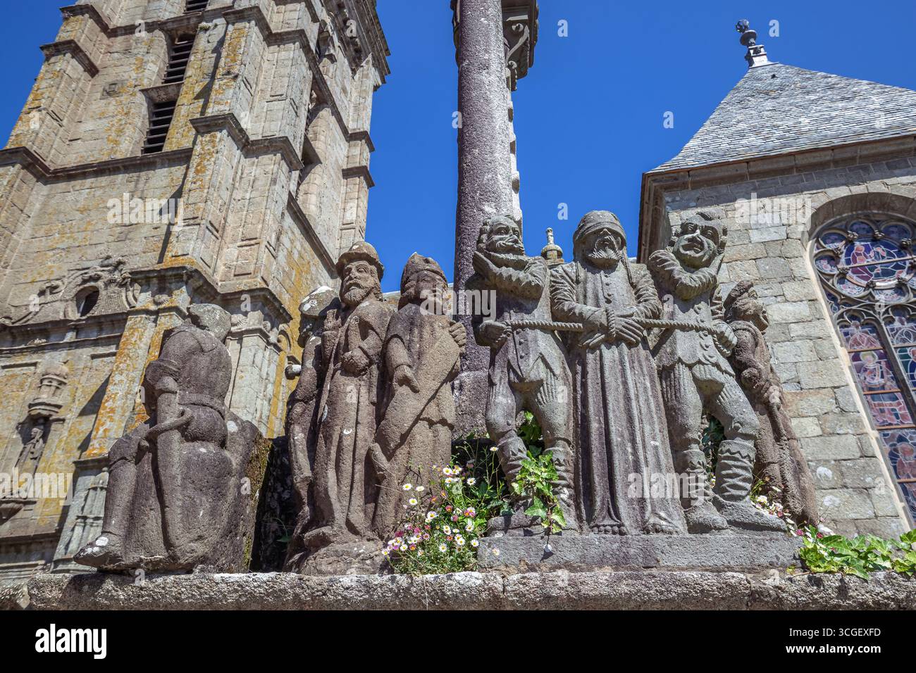 SAINT THEGONNEC, FINISTERE, BRITTANY, FRANCE, MAY 17, 2025 : exteriors ...