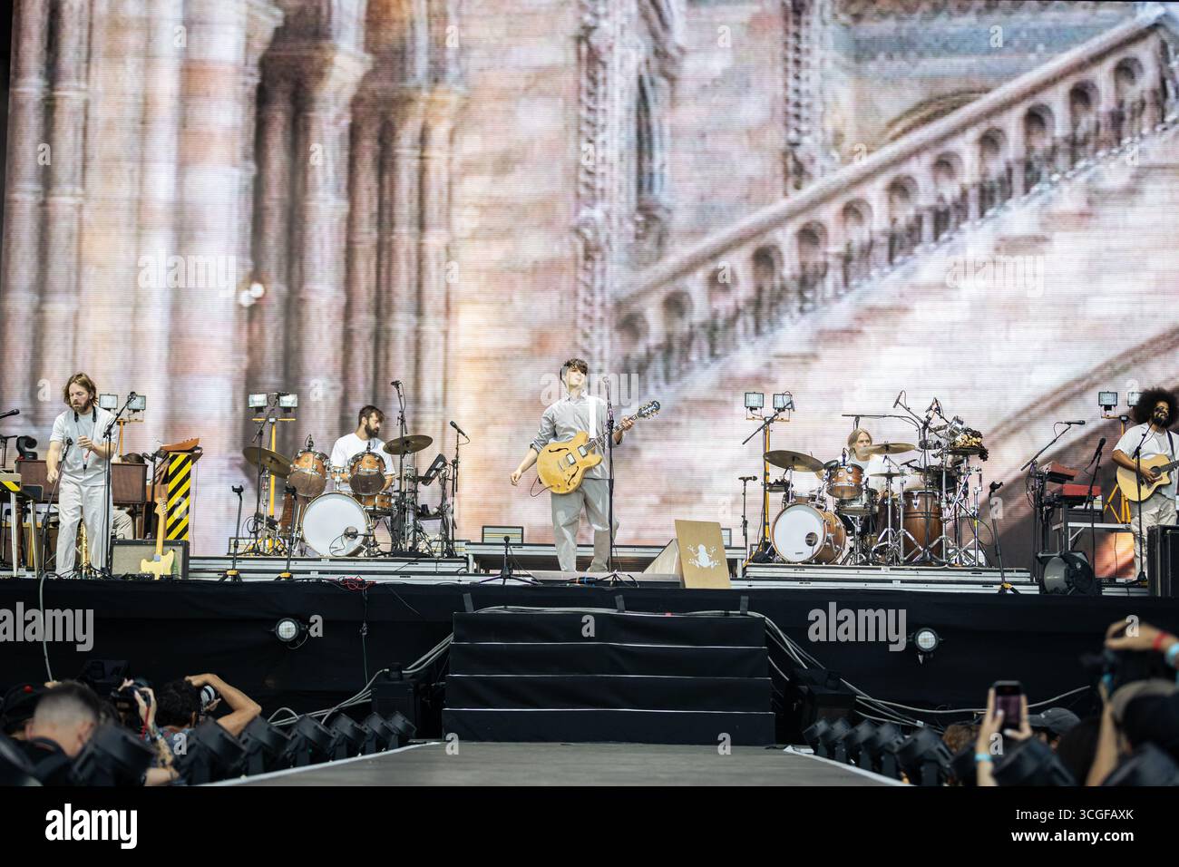 Vampire Weekend, an indie rock band from New York, performs live on ...