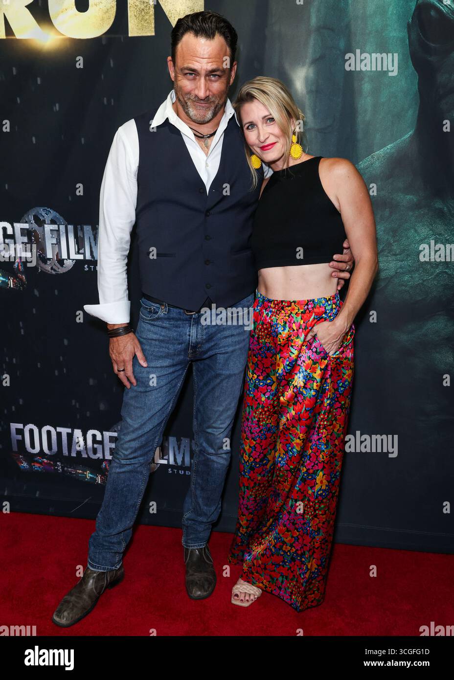 Hollywood Los Angeles California Usa August 27 Gabrielle Stone And Taymour Ghazi Arrive At